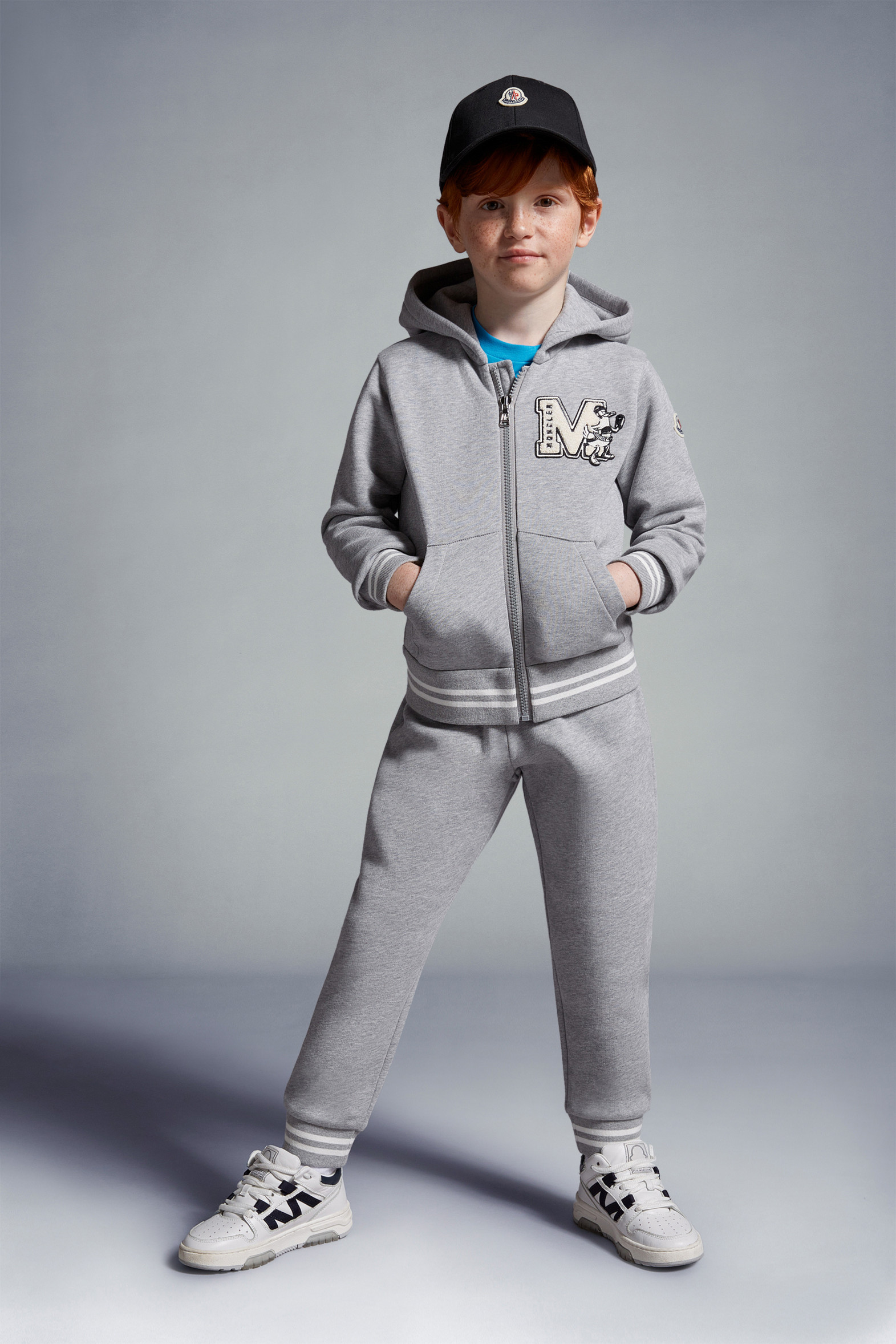 Gray Monogram Tracksuit Set - Trousers & Tracksuits for Children ...