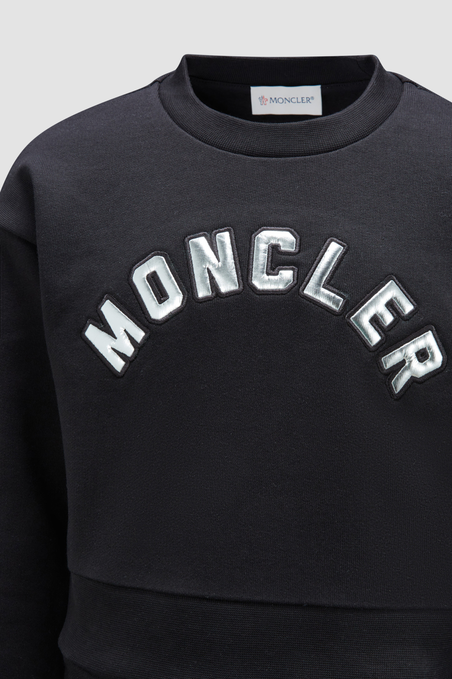 Black Logo Tracksuit Set - Trousers & Tracksuits for Children | Moncler SG