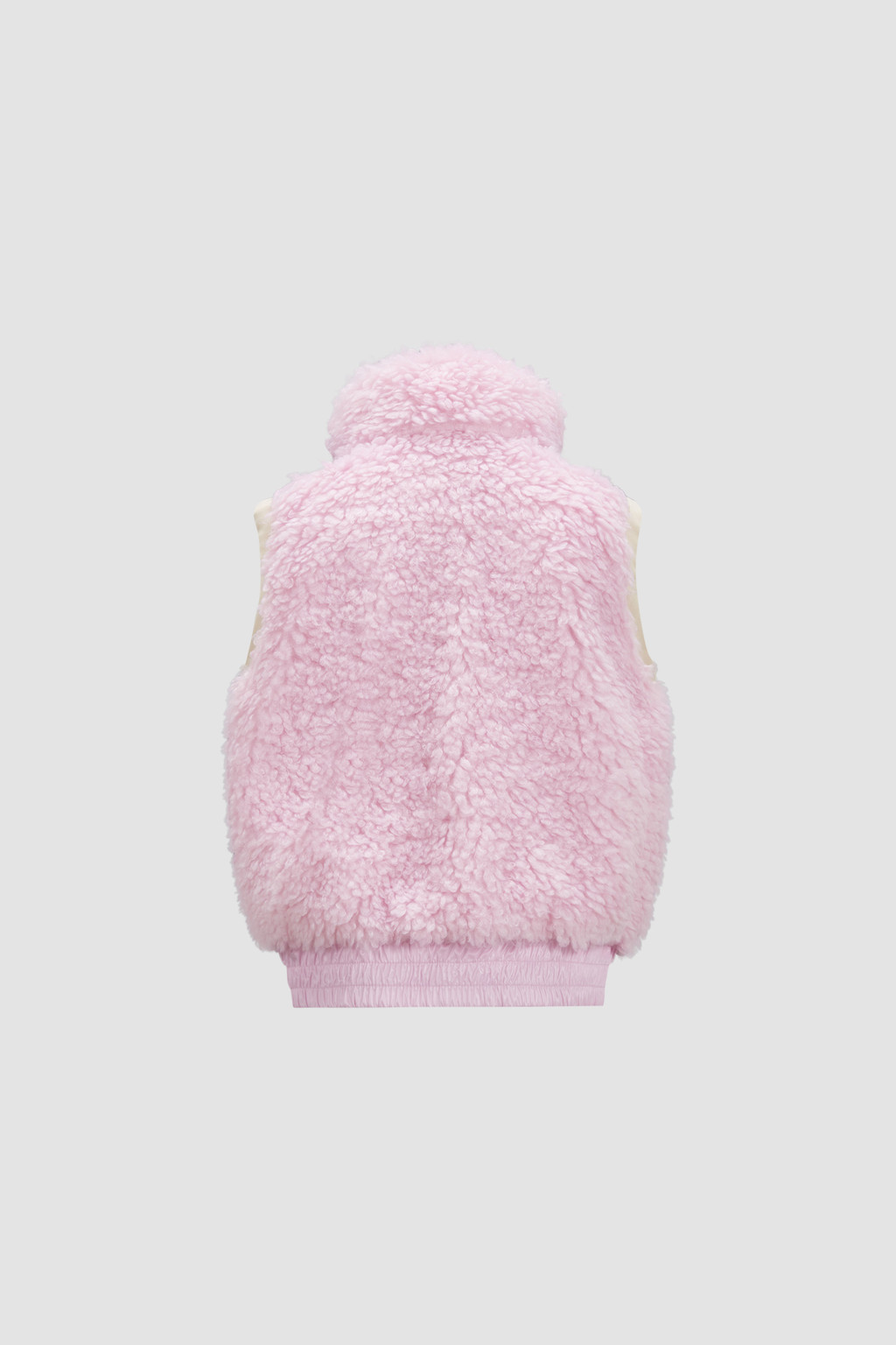 Light Pink Padded Teddy gilet - Down Jackets & Vests for Children ...