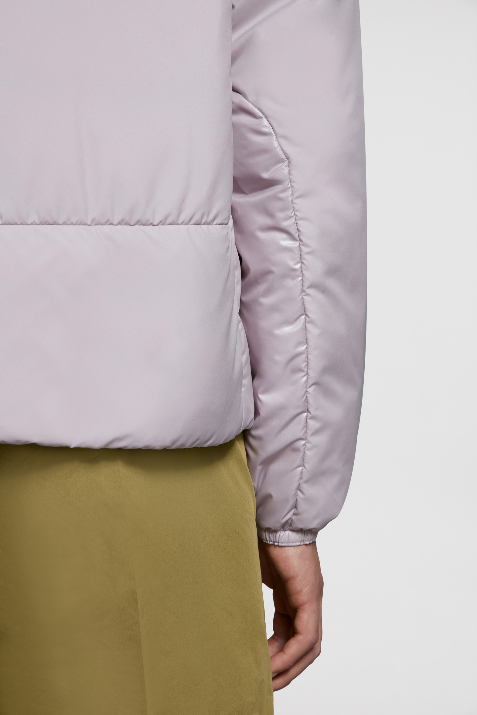 Lilac Cayo Short Down Jacket - Short Down Jackets for Men | Moncler SI