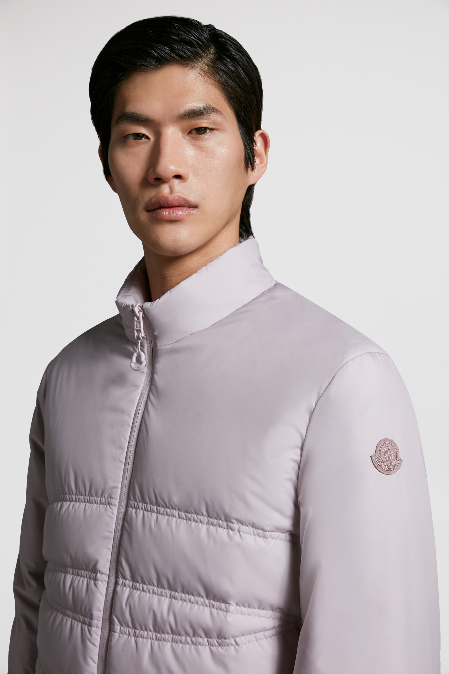 Lilac Cayo Short Down Jacket - Short Down Jackets for Men | Moncler SI