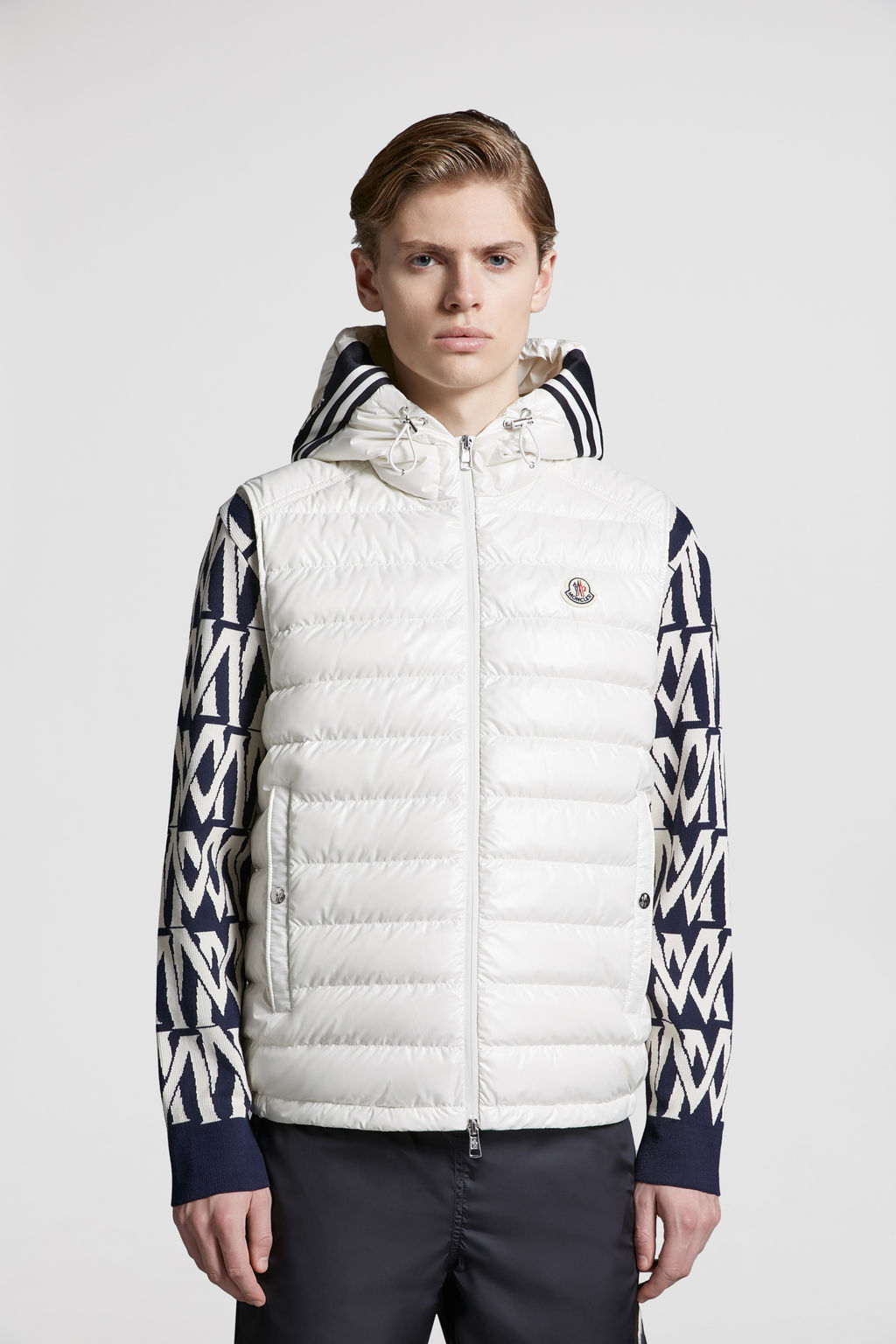 Chaleco plumífero Clai Blanco - Chalecos de Hombre | Moncler ES