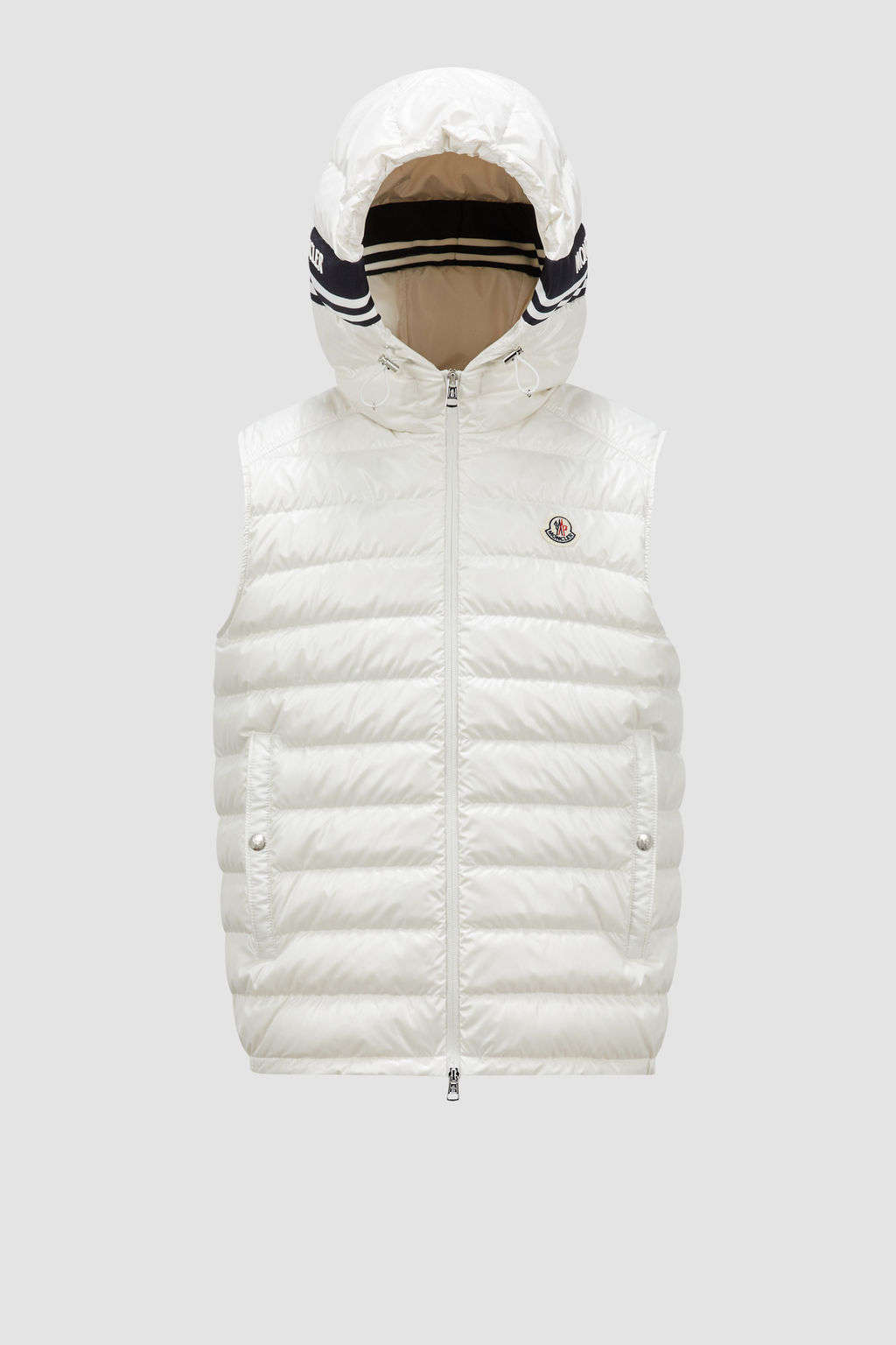 Chaleco plumífero Clai Blanco - Chalecos de Hombre | Moncler ES
