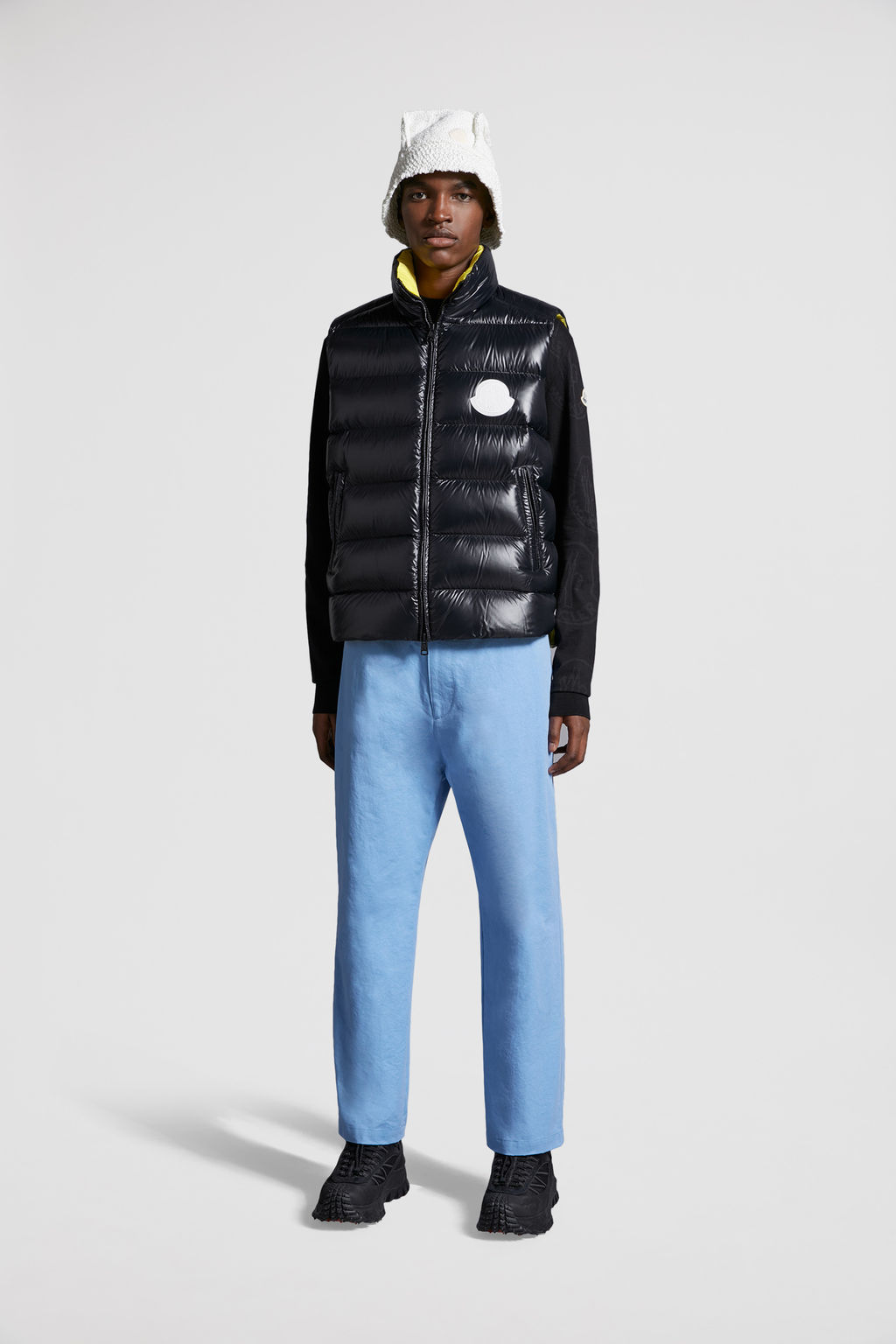 Black Tibb Down Vest - Vests for Men | Moncler US