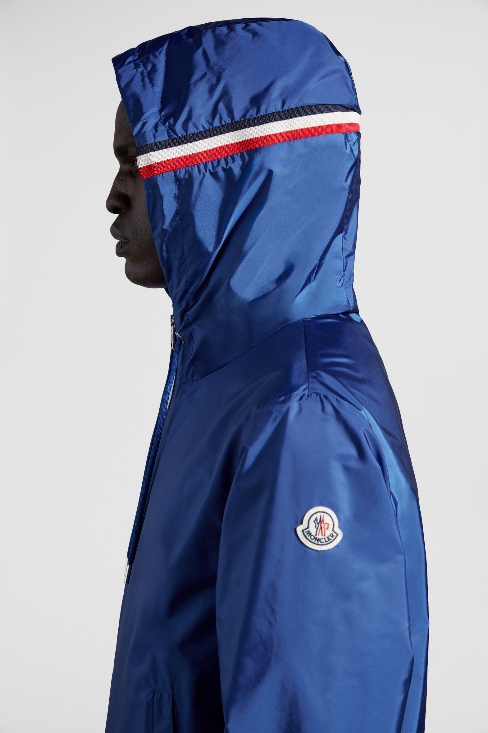 Blue Grimpeurs Hooded Jacket - Windbreakers & Raincoats for Men ...