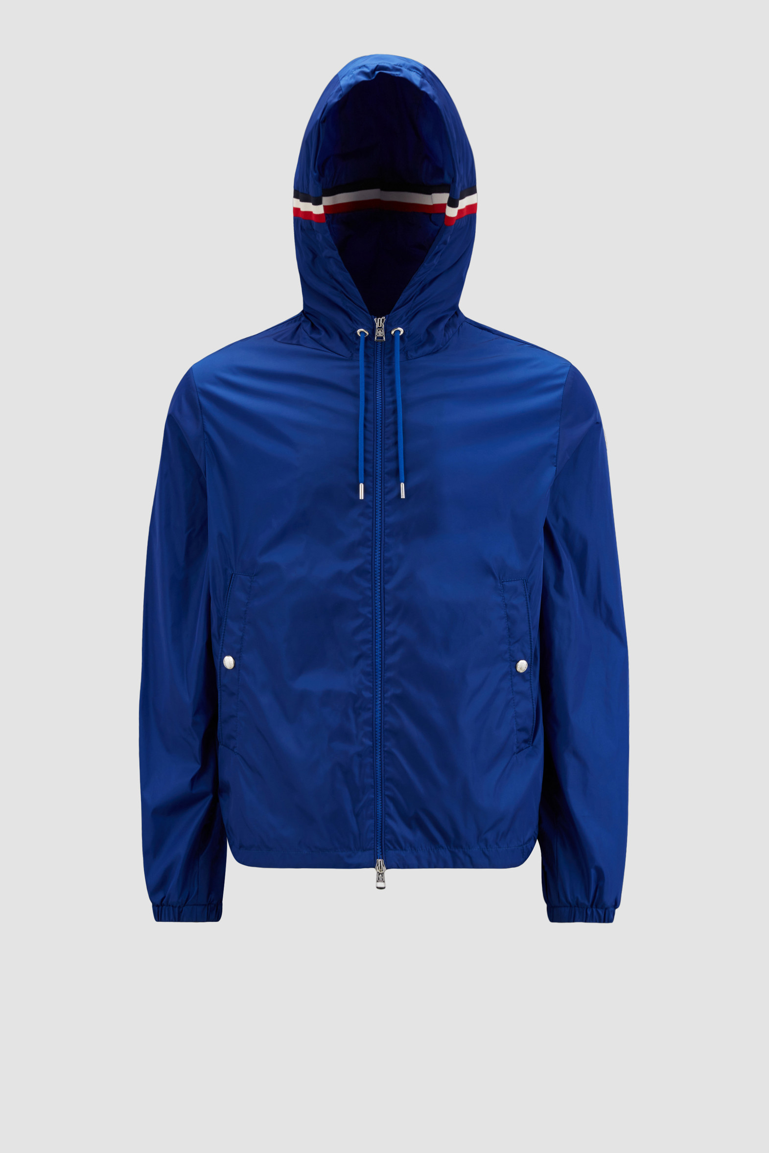 Blue Grimpeurs Hooded Jacket - Windbreakers & Raincoats for Men ...