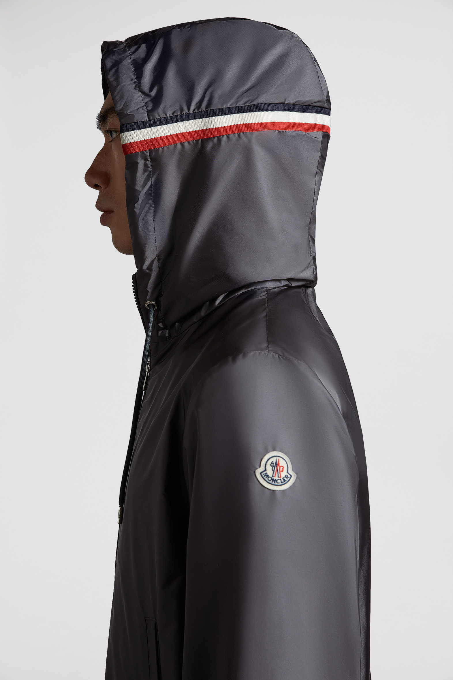 Gray Grimpeurs Hooded Jacket - Windbreakers & Raincoats for Men ...