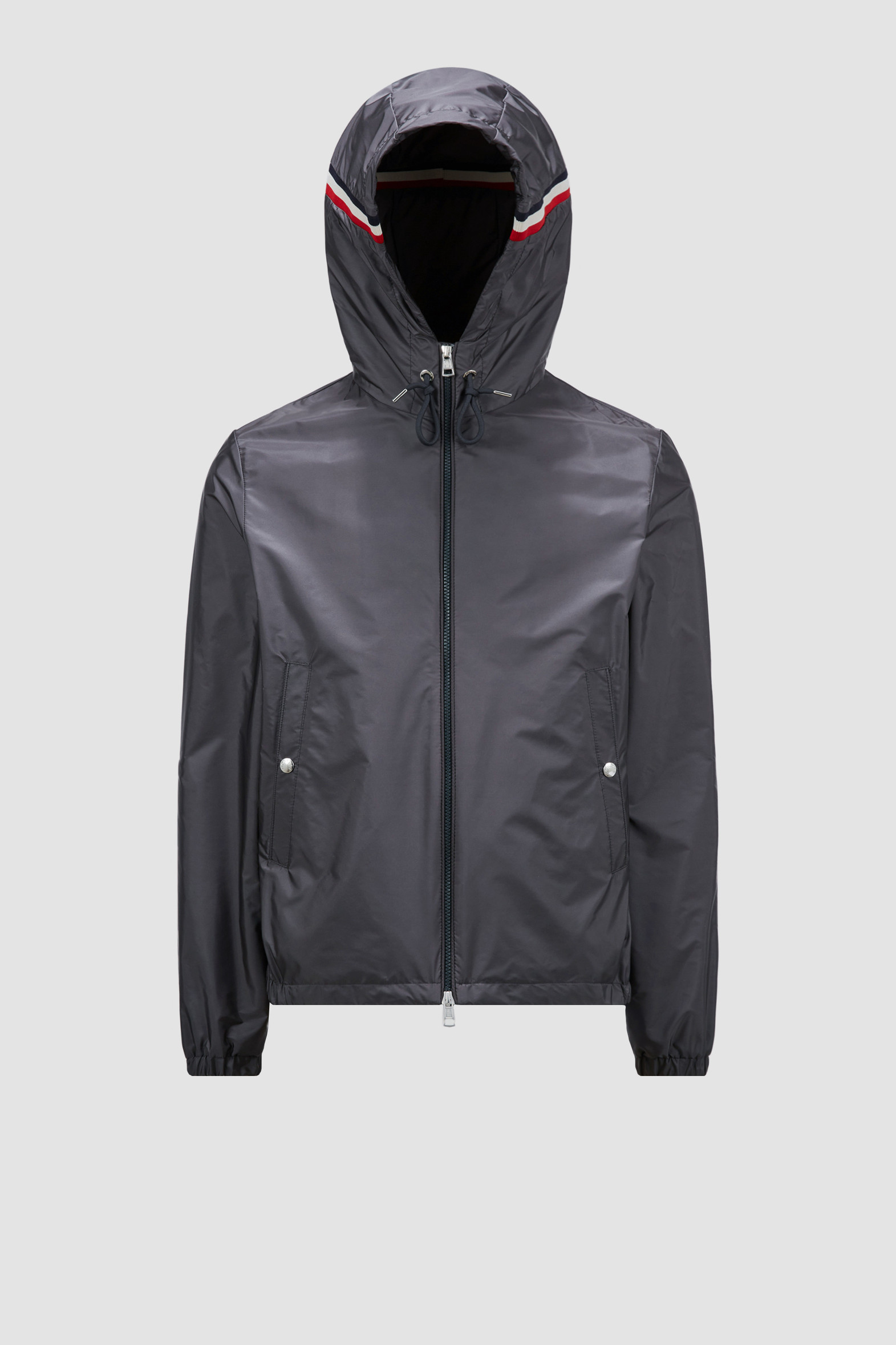 Gray Grimpeurs Hooded Jacket - Windbreakers & Raincoats for Men ...