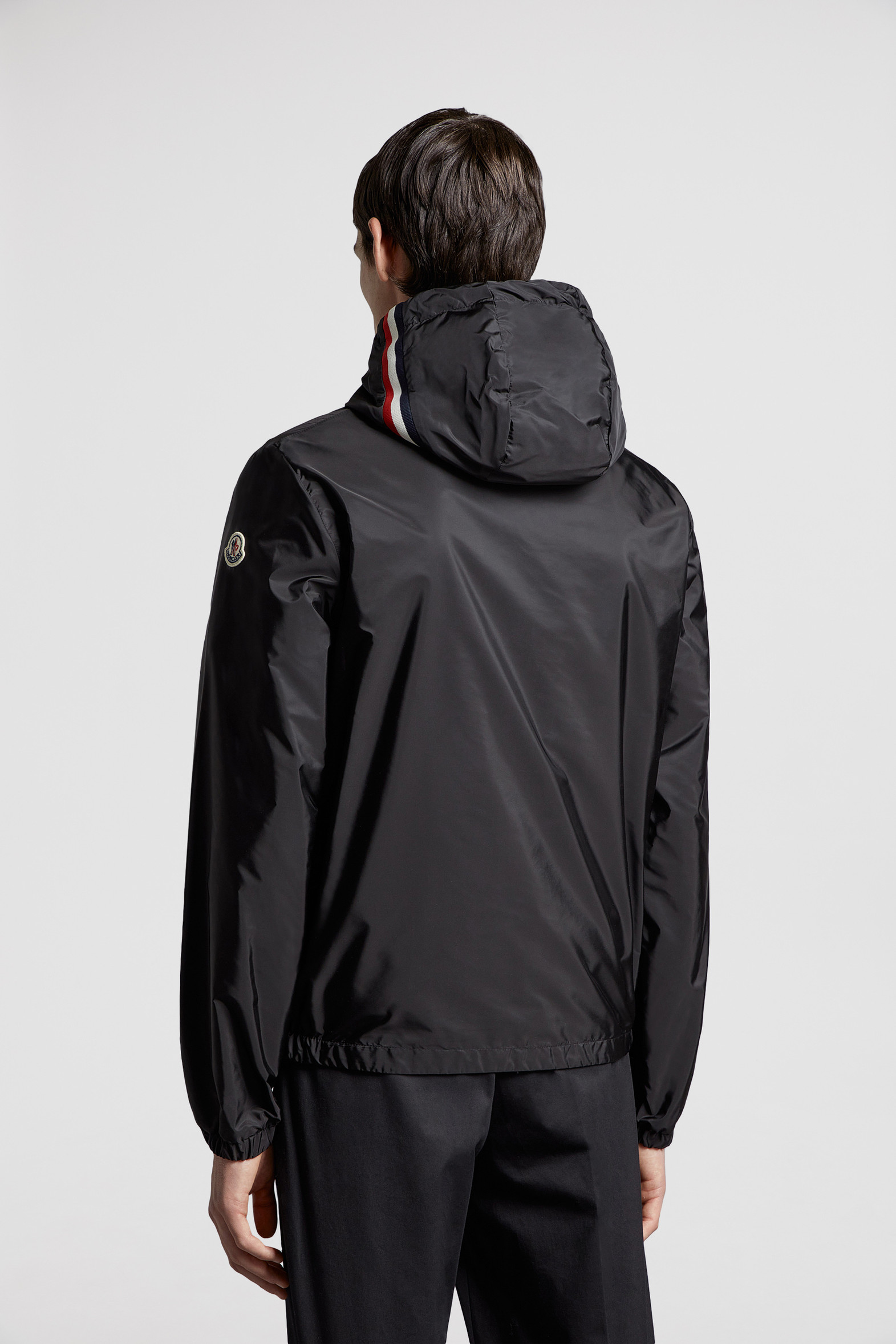 Black Grimpeurs Hooded Jacket - Windbreakers & Raincoats for Men ...