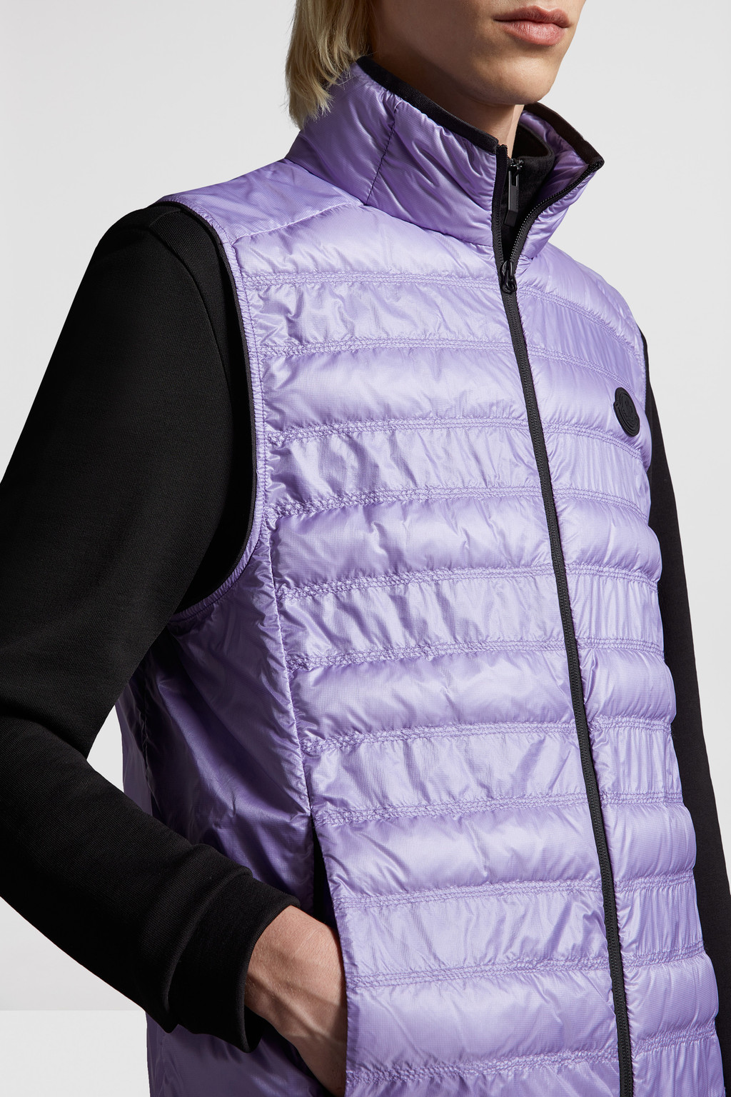 Chaleco plumífero Lautaret Lila - Chalecos de Hombre | Moncler US