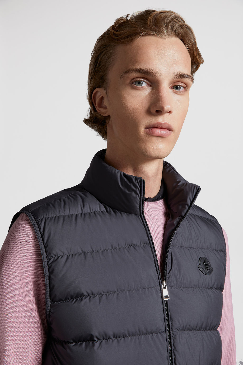 Black Lechtal Down Vest - Vests for Men | Moncler US