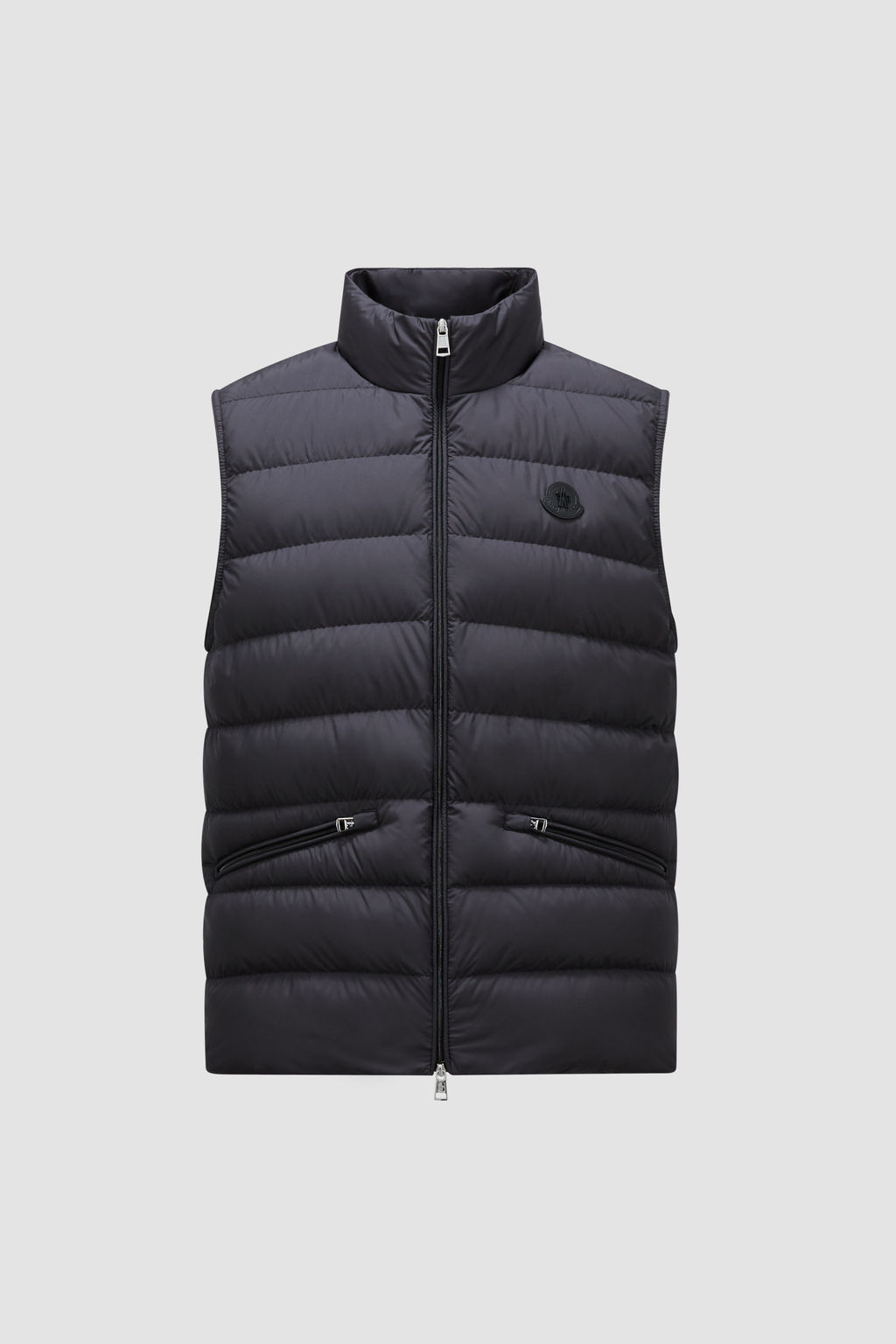 Black Lechtal Down Vest - Vests for Men | Moncler US