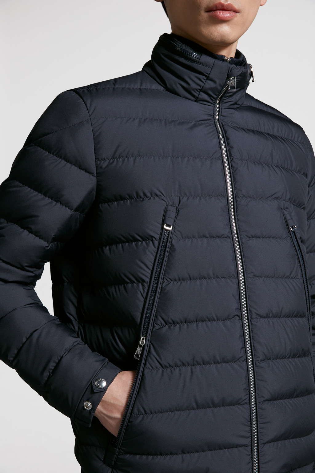 Navy Blue Alfit Short Down Jacket - Short Down Jackets for Men | Moncler HU