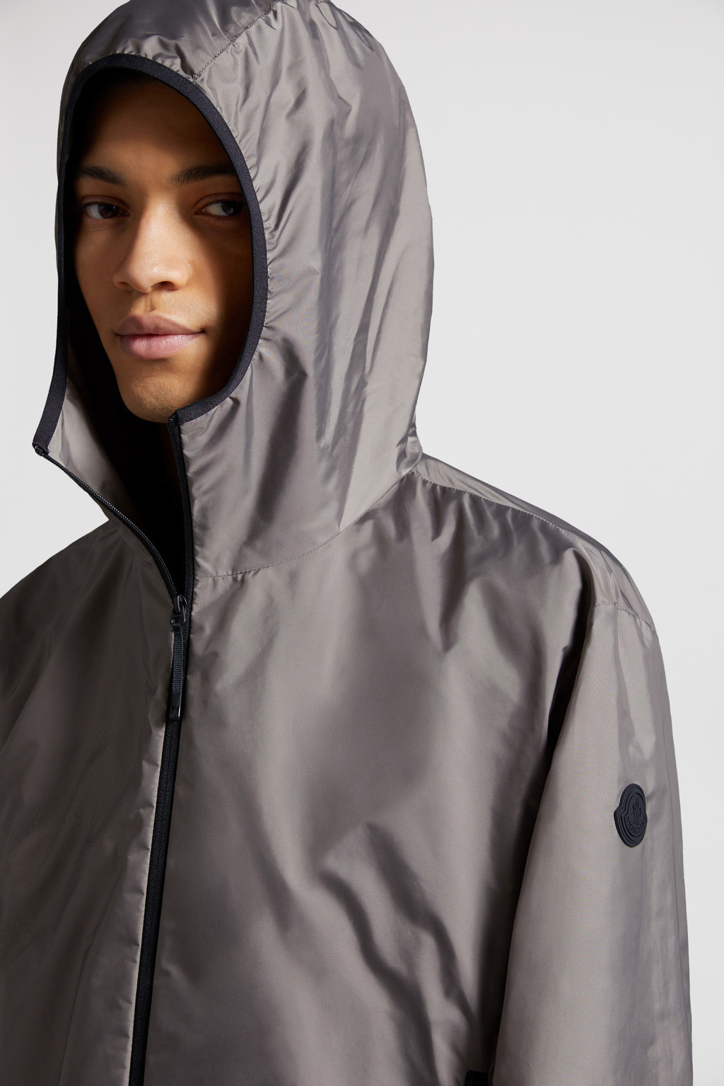 Gray Algovia Rain Jacket - Windbreakers & Raincoats for Men | Moncler GB