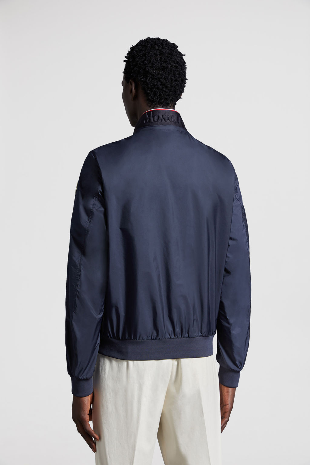 Navy Blue Reppe Rain Jacket - Windbreakers & Raincoats for Men | Moncler US