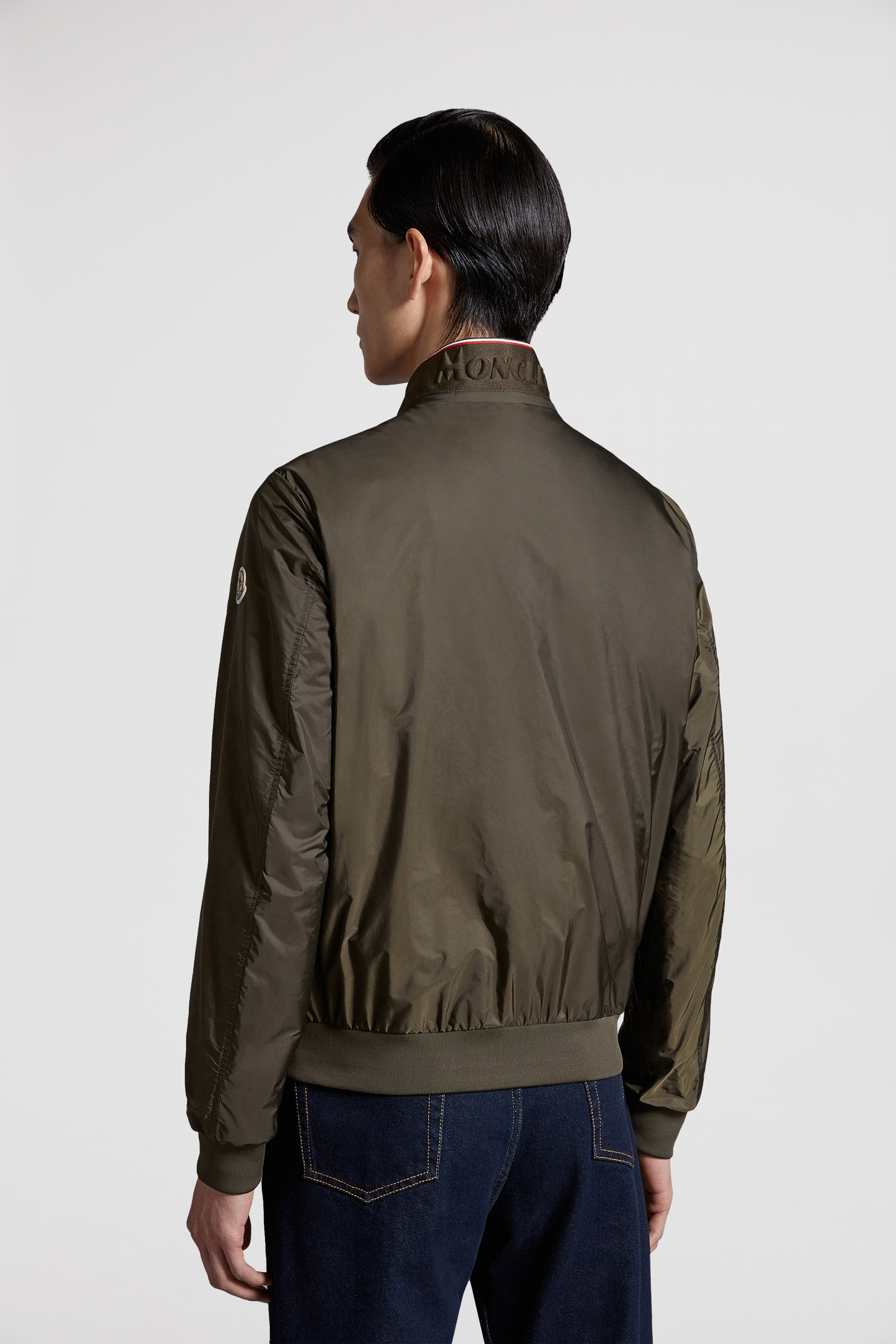 Dark Green Reppe Rain Jacket - Windbreakers & Raincoats for Men ...