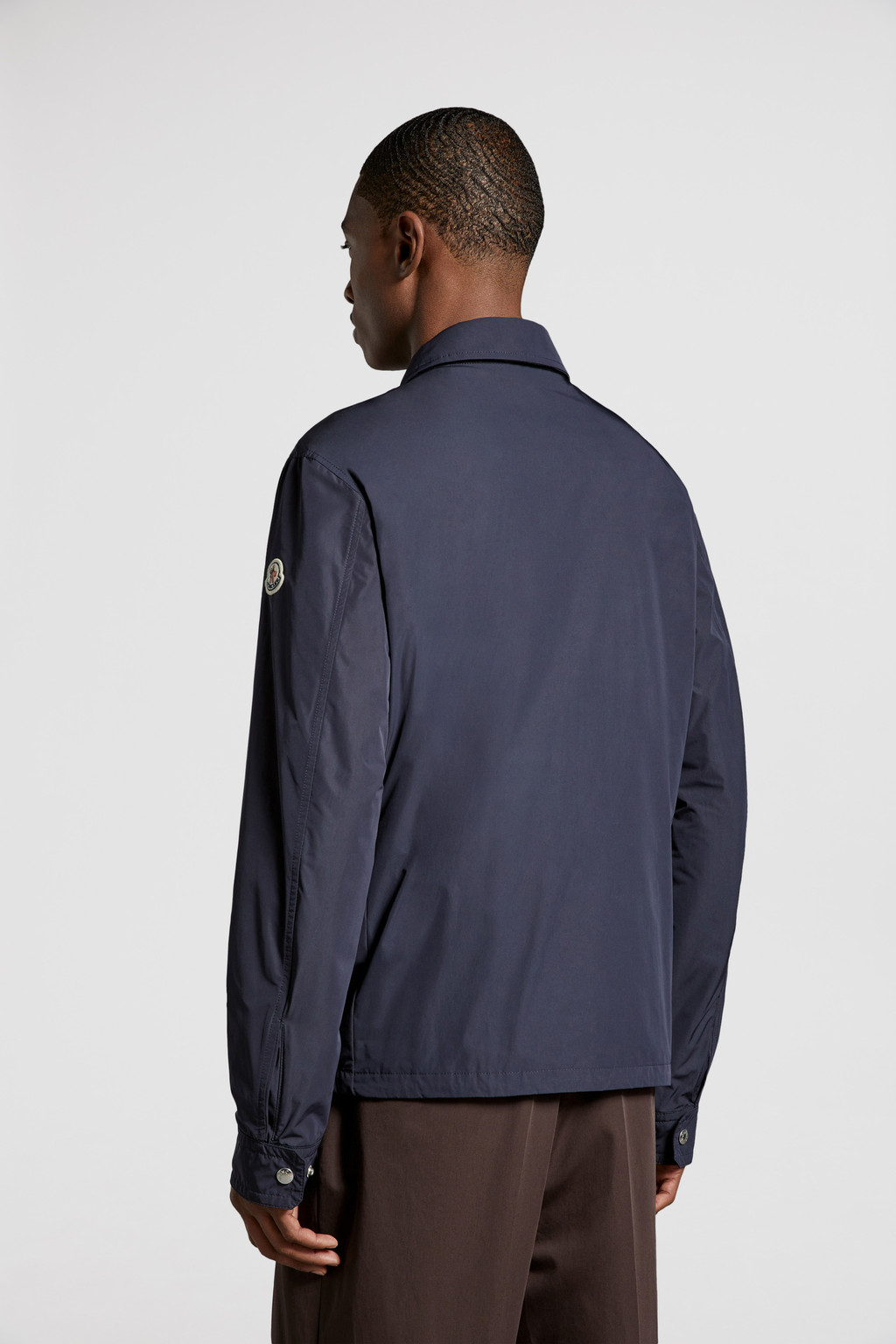 Navy Blue Epte Shacket - Windbreakers & Raincoats for Men | Moncler FR