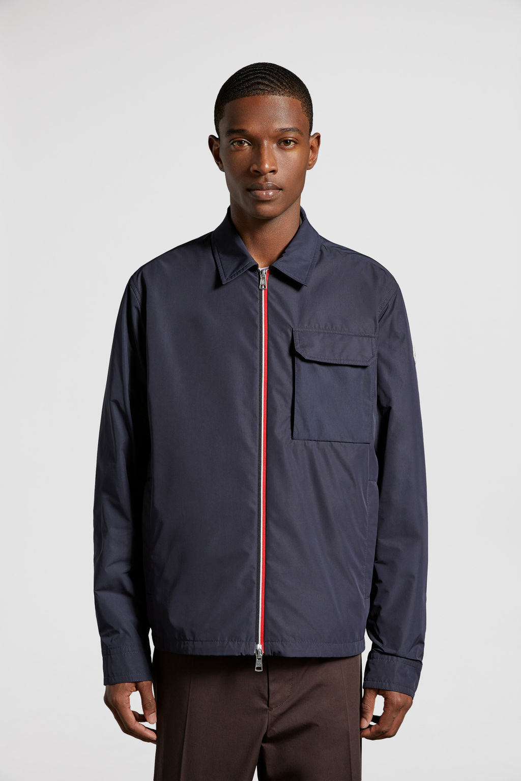 Navy Blue Epte Shacket - Lightweight Down Jackets for Men | Moncler NL