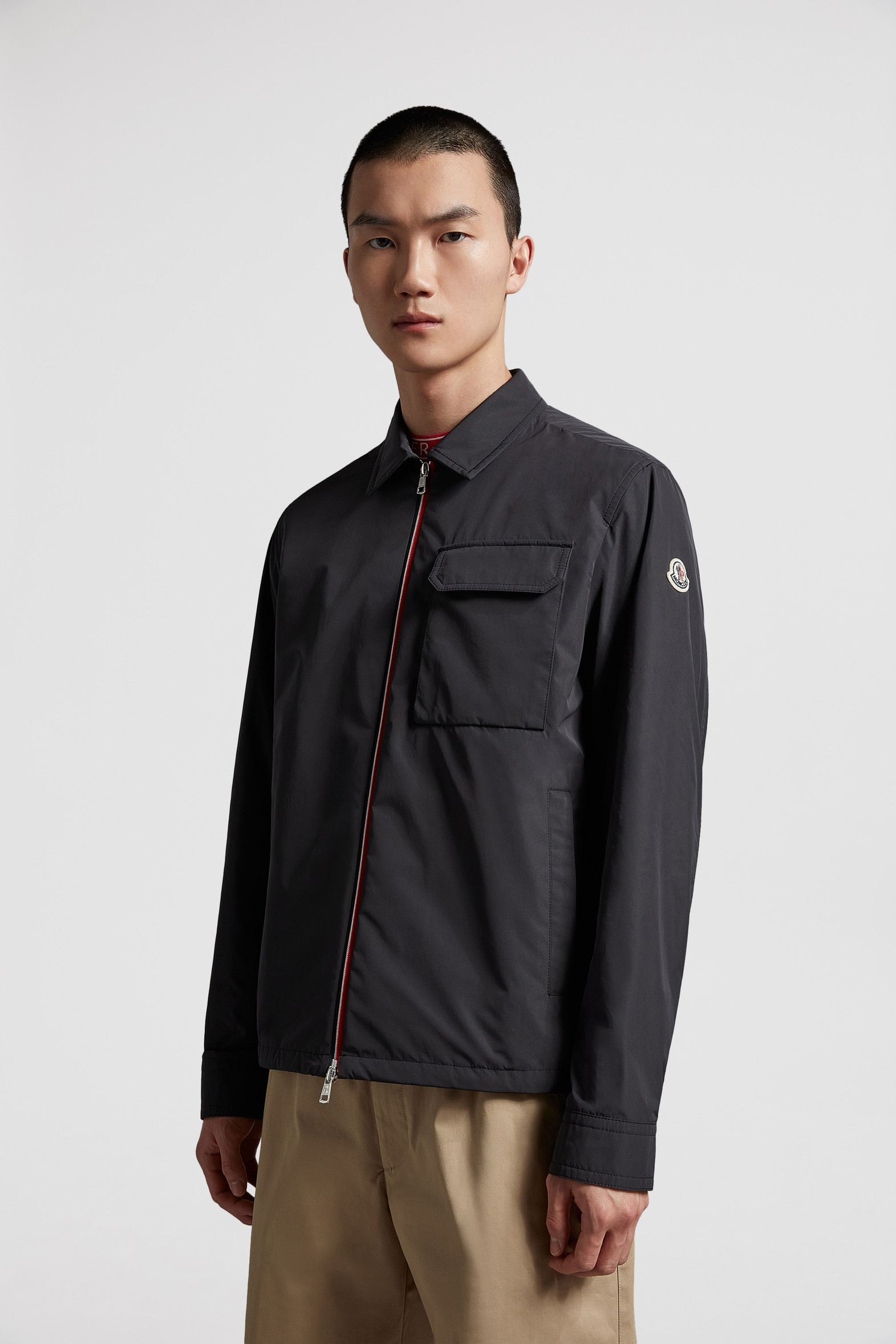 Black Epte Shacket - Windbreakers & Raincoats for Men | Moncler PT
