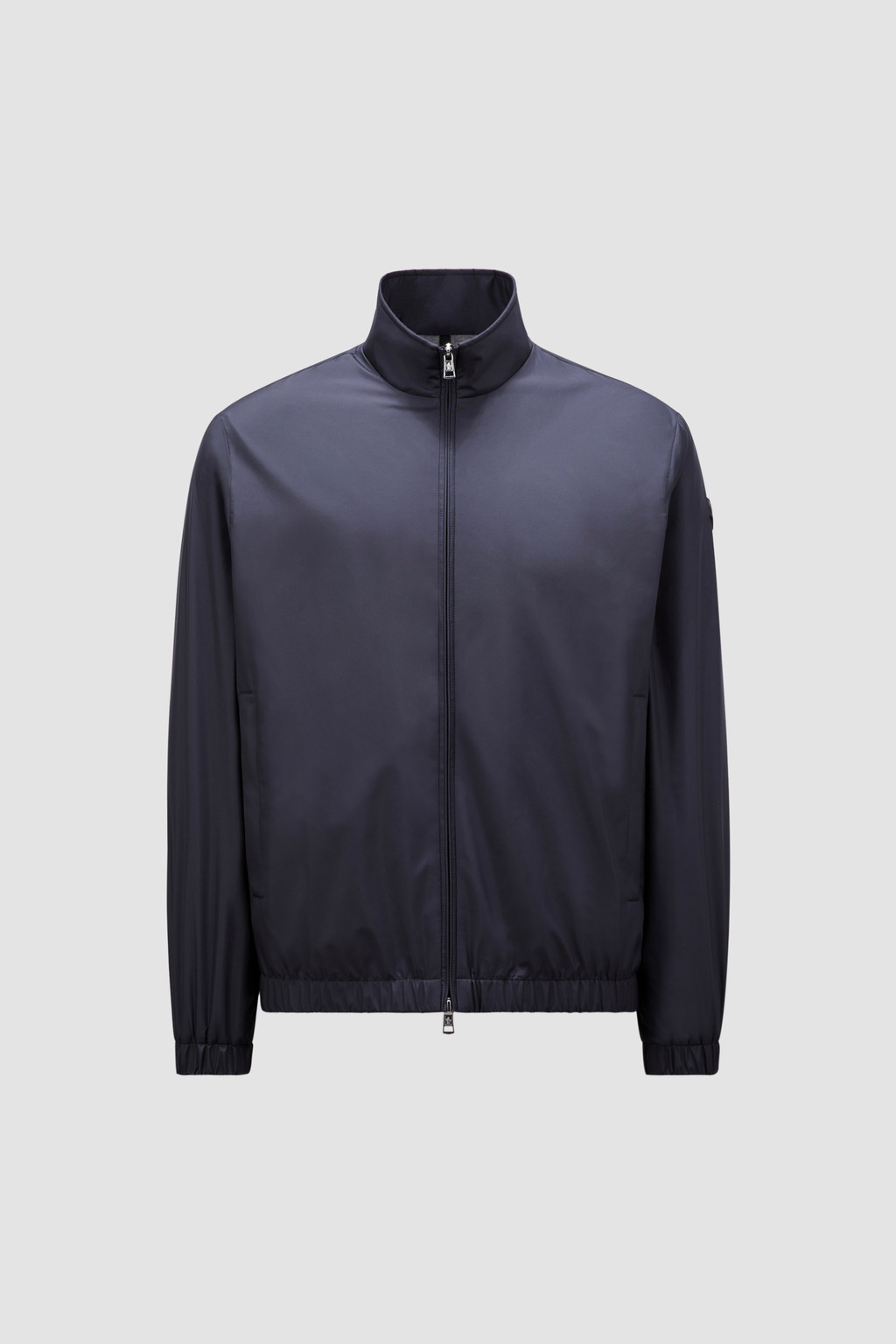 Navy Blue Bess Short Down Jacket - Coats & Jackets for Men | Moncler SG