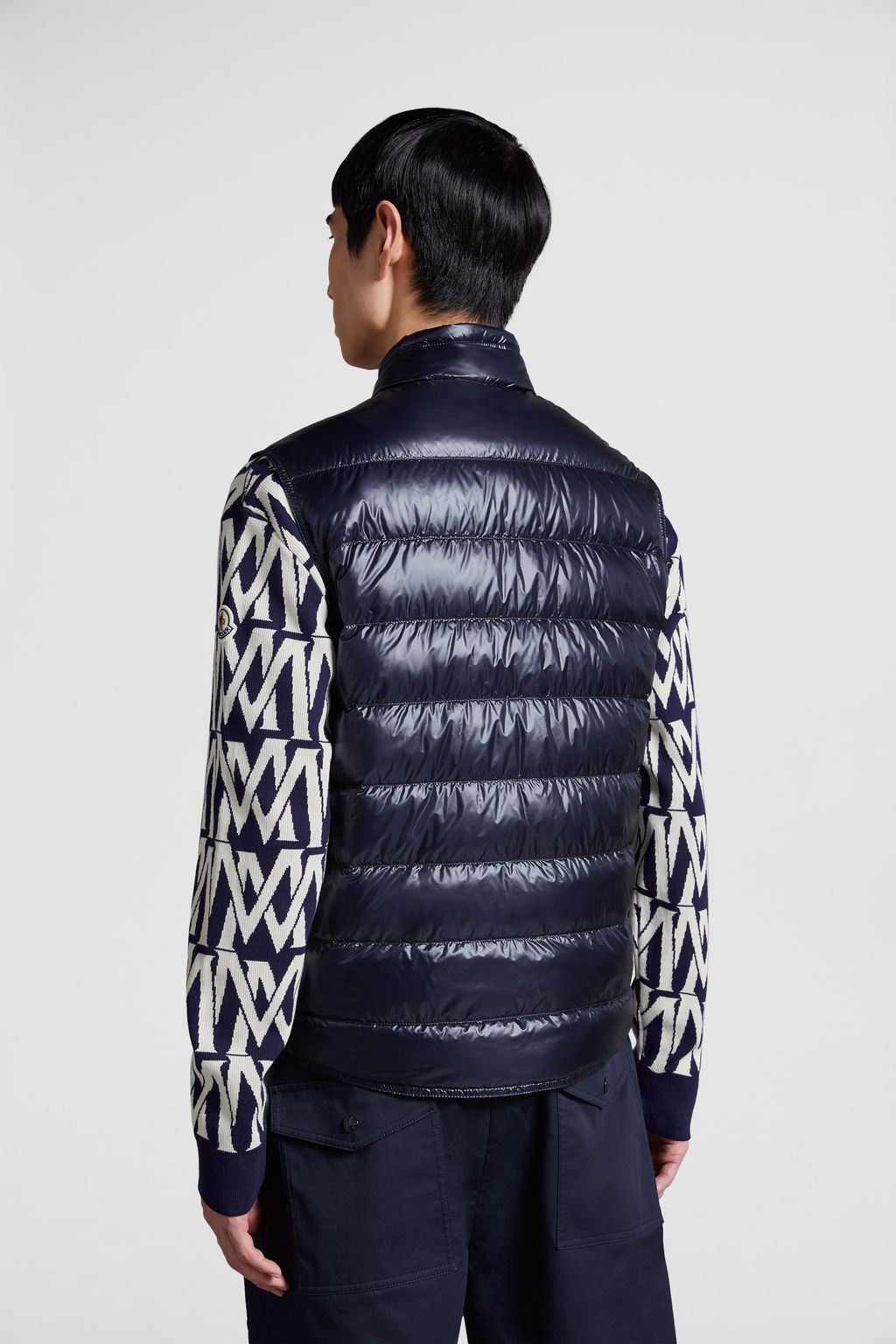 Night Blue Gui Down Vest - Vests for Men | Moncler CA