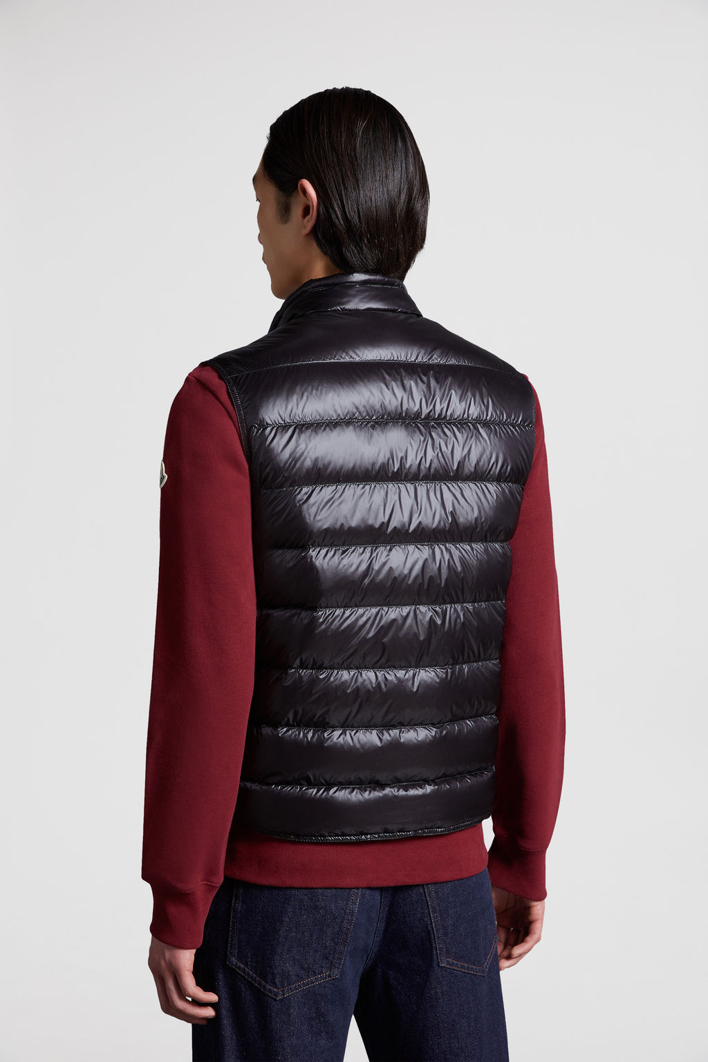 Black Gui Down Gilet - Vests for Men | Moncler FR