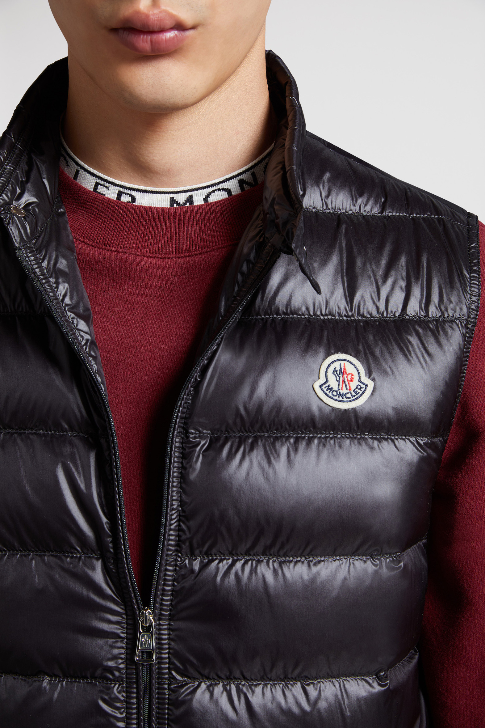 Black Gui Down Gilet - Vests for Men | Moncler HK