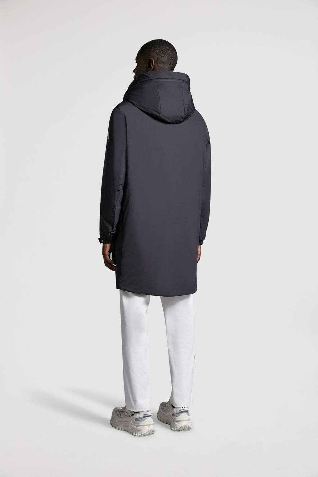 Black Nible Long Down Jacket - Long Down Jackets for Men | Moncler NL