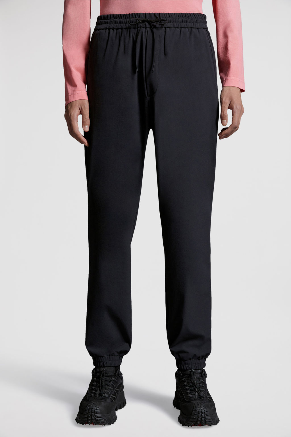 Black Ripstop Jogging Pants - Pants & Shorts for Men | Moncler US