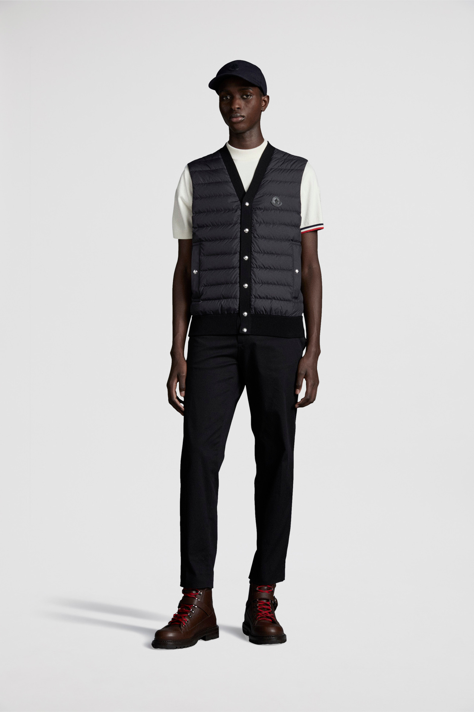 Black Cotton Poplin Pants - Pants & Shorts for Men | Moncler US