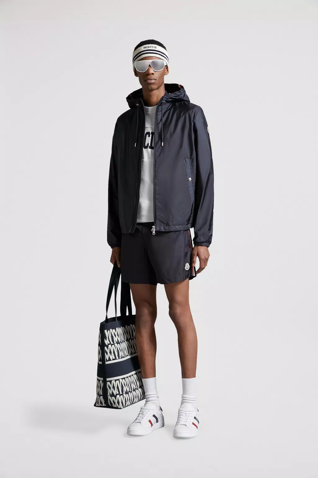 Dark Blue Swim Shorts Swimwear For Men Moncler Dk