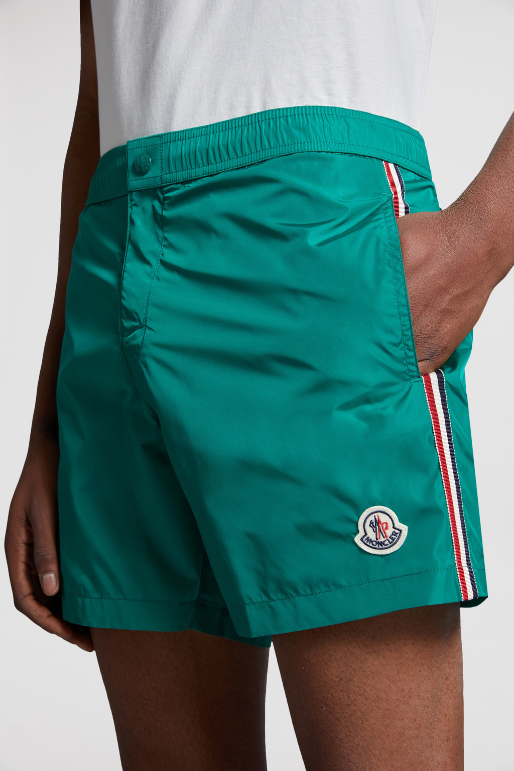 Boxer da mare Verde Smeraldo - Costumi da bagno Uomo | Moncler IT
