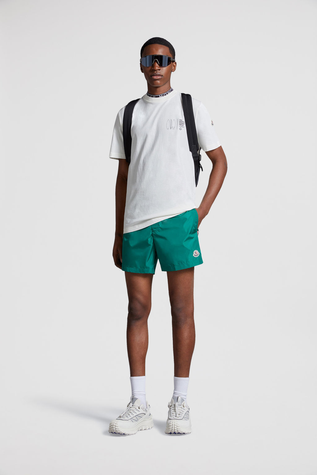 Boxer da mare Verde Smeraldo - Costumi da bagno Uomo | Moncler IT