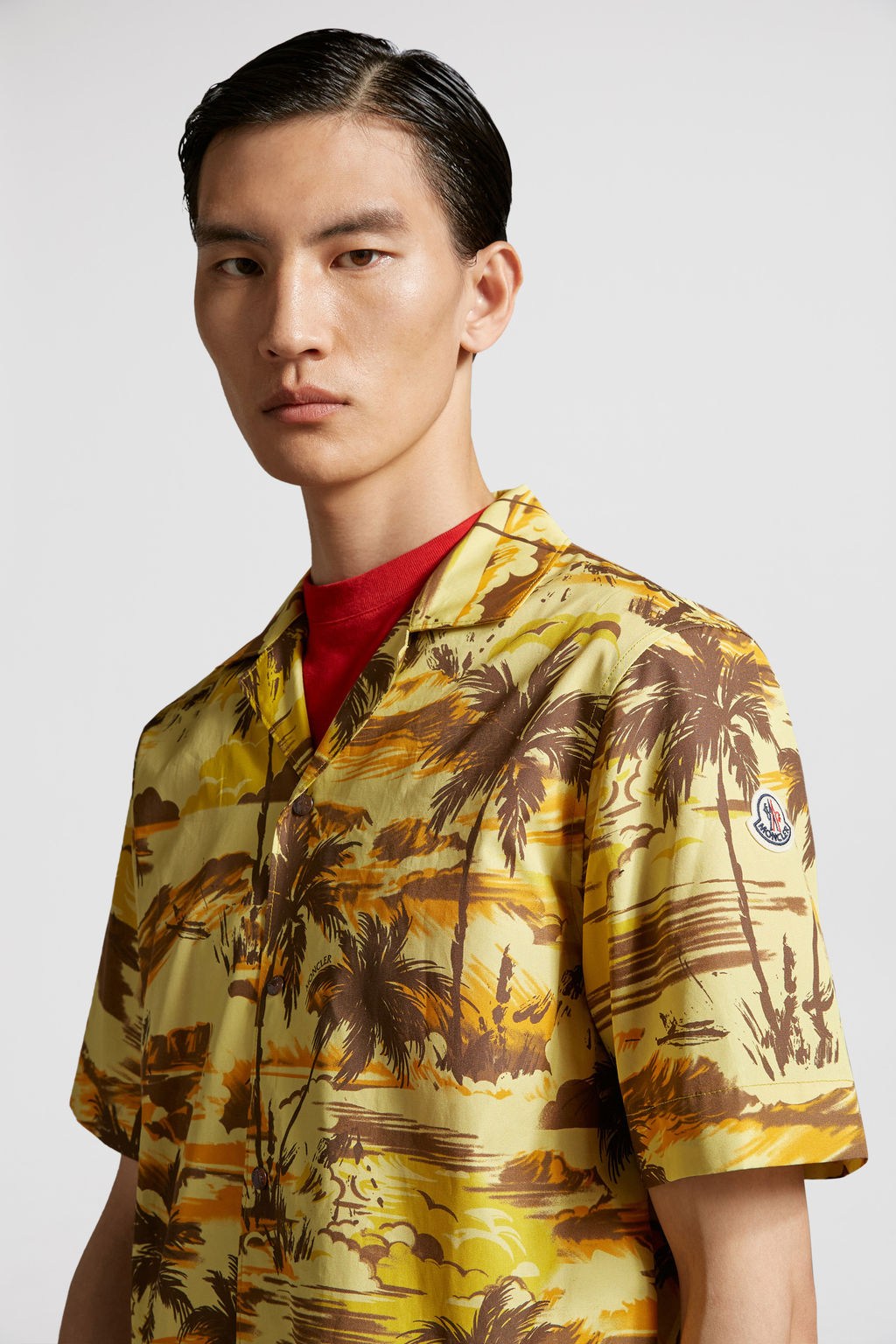 Multicolour Printed Shirt - Shirts for Men | Moncler US