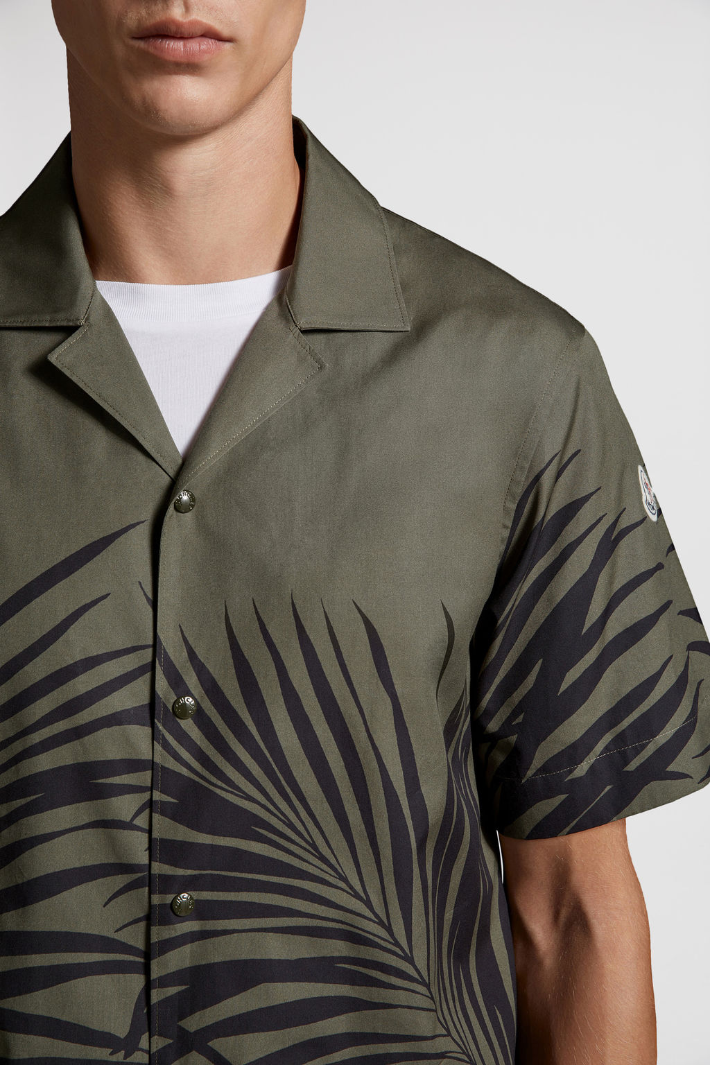 Green & Black Printed Shirt - Polos & T-shirts for Men | Moncler CA