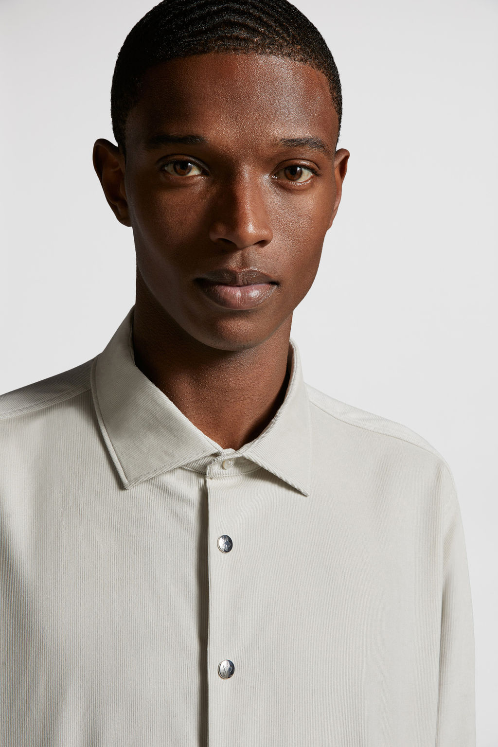 Beige Corduroy Shirt - Shirts for Men | Moncler US