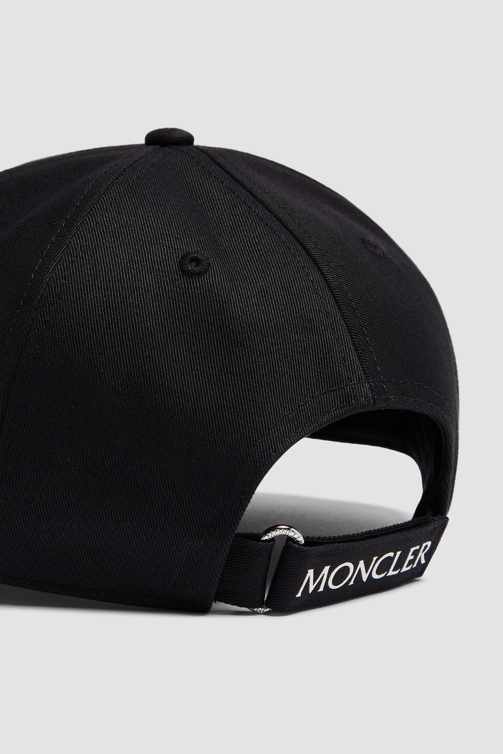 Black Gabardine Baseball Cap - Hats & Beanies for Men | Moncler DE