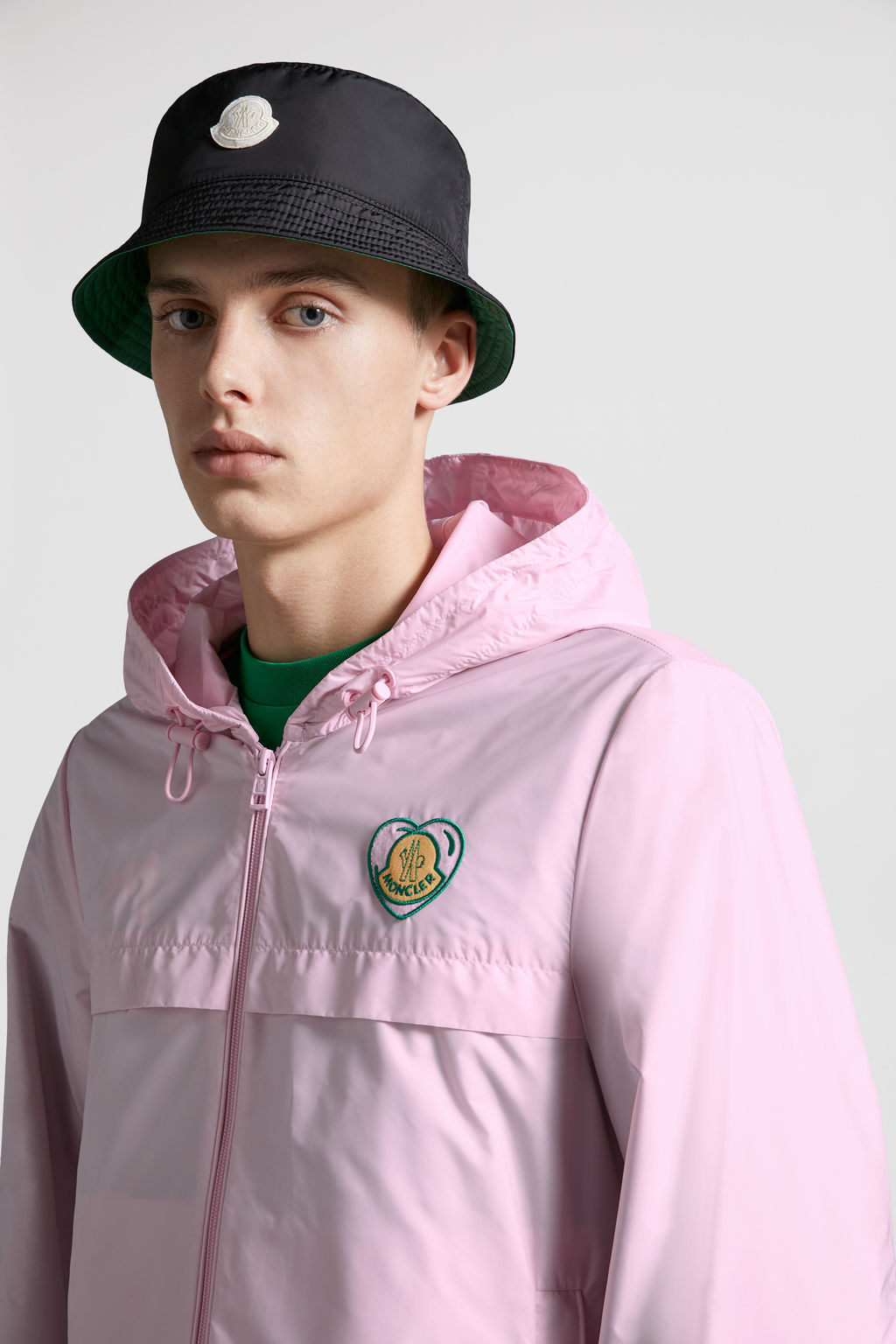 Black Reversible Bucket Hat - Hats & Beanies for Men | Moncler US