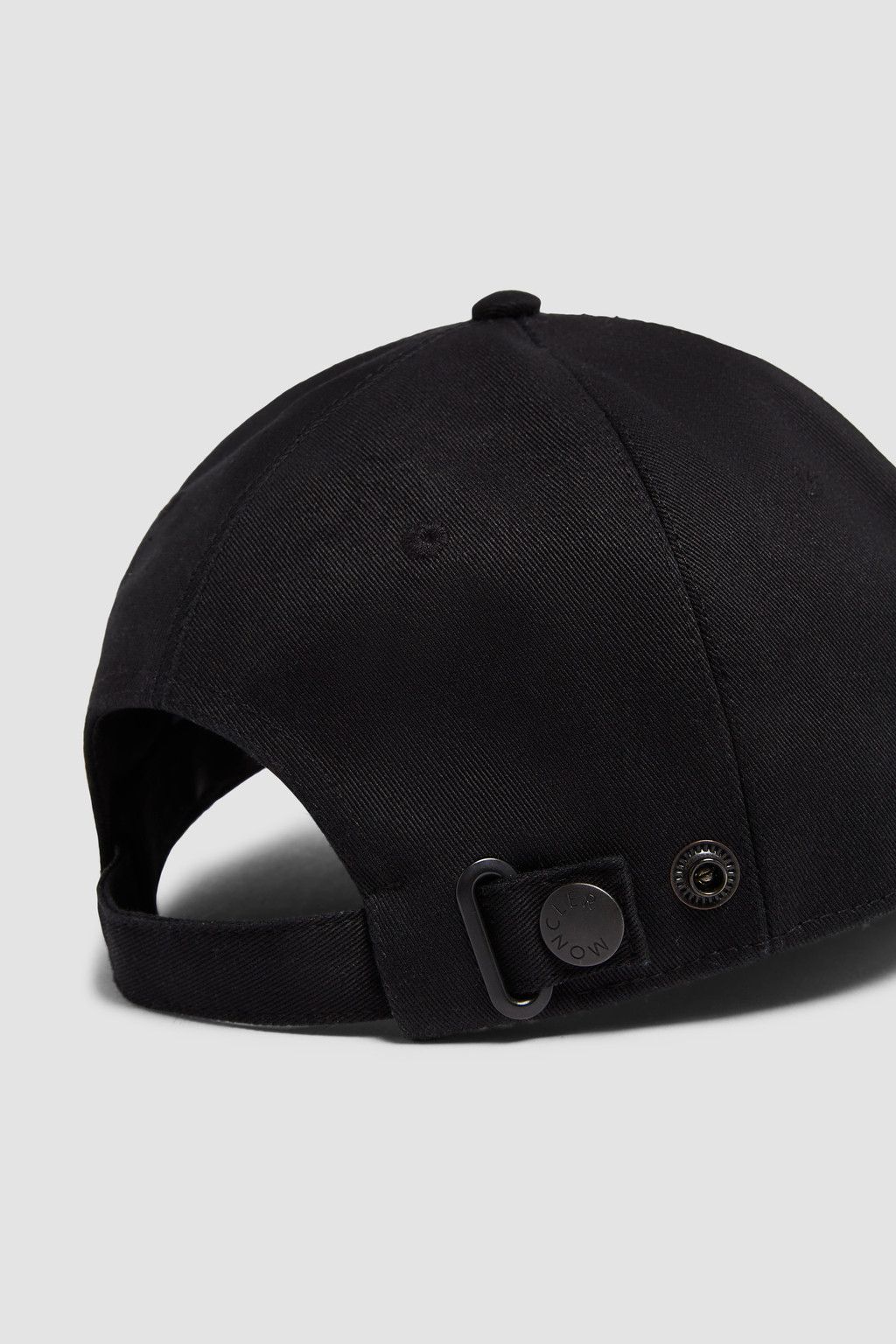 Black Gabardine Baseball Cap - Hats & Beanies for Men | Moncler LU