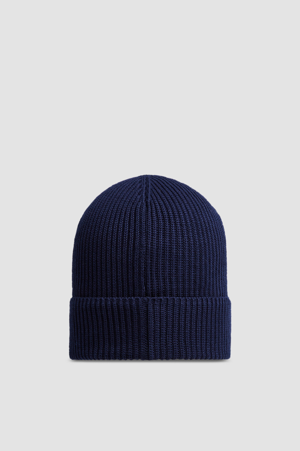 Navy Blue Cotton Beanie - Hats & Beanies for Men | Moncler SK