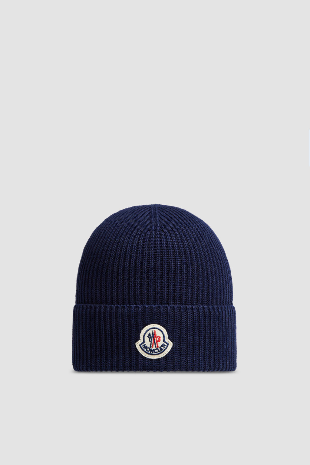 Gorro de algodón Azul marino - Gorras y Gorros de Hombre | Moncler ES