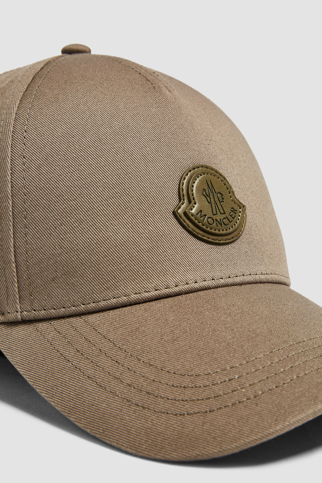 Beige Gabardine Baseball Cap - Hats & Beanies for Men | Moncler DE
