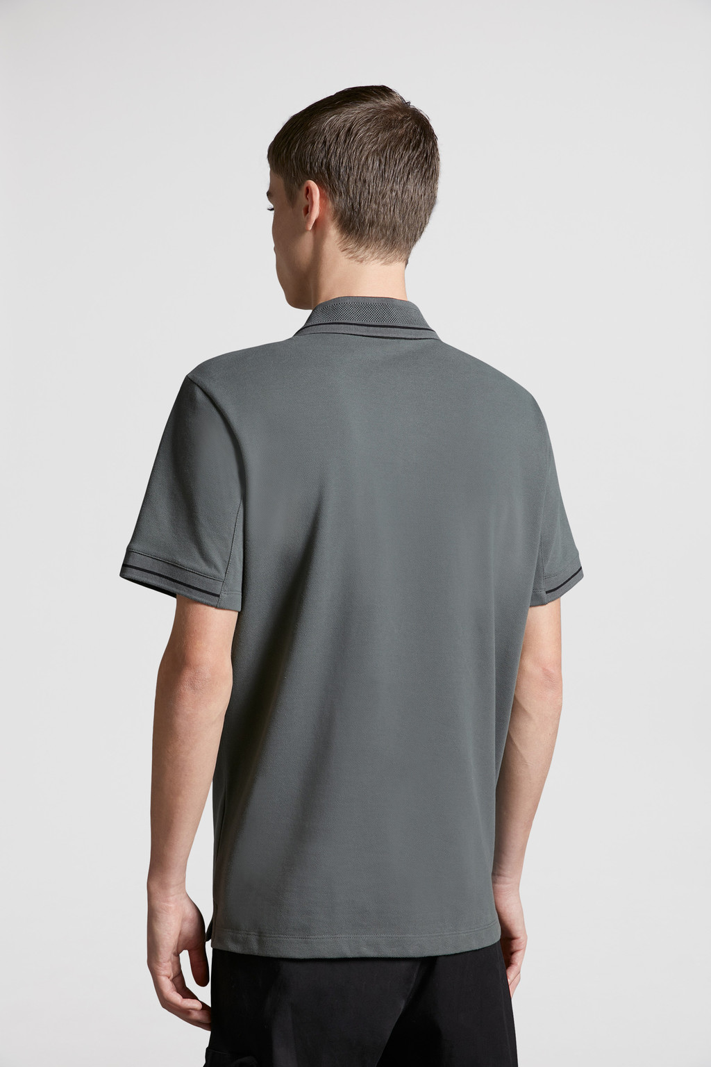 Green Logo Patch Polo Shirt - Polos & T-shirts for Men | Moncler DE
