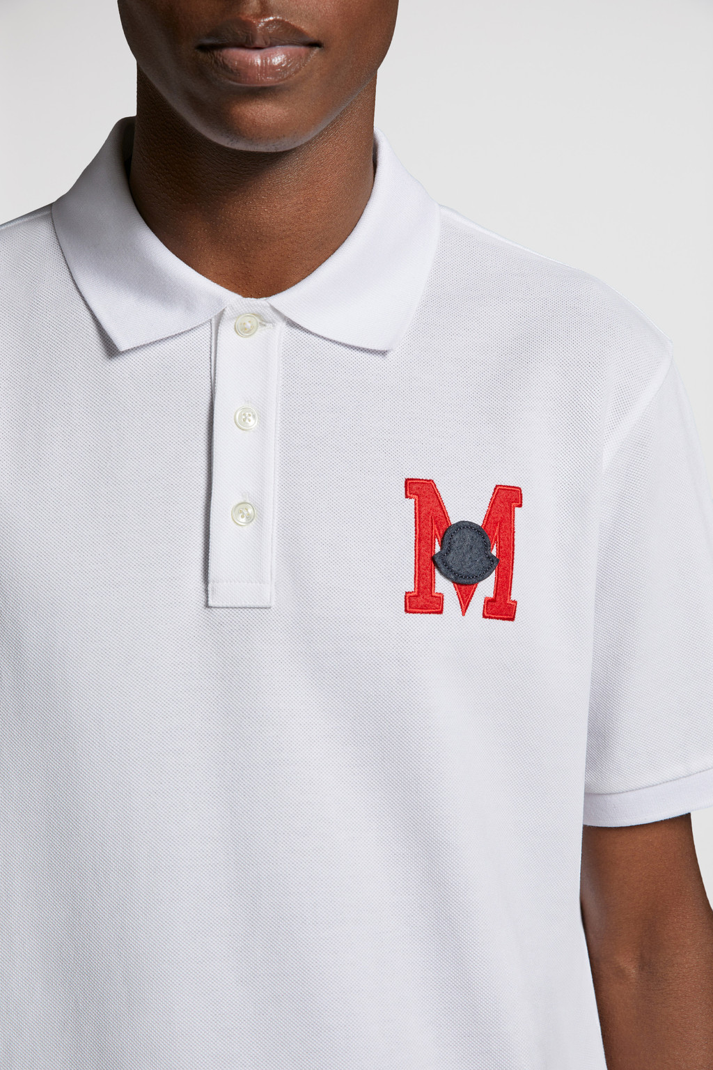 Optical White Embroidered Monogram Polo Shirt - Spring/Summer for Men ...