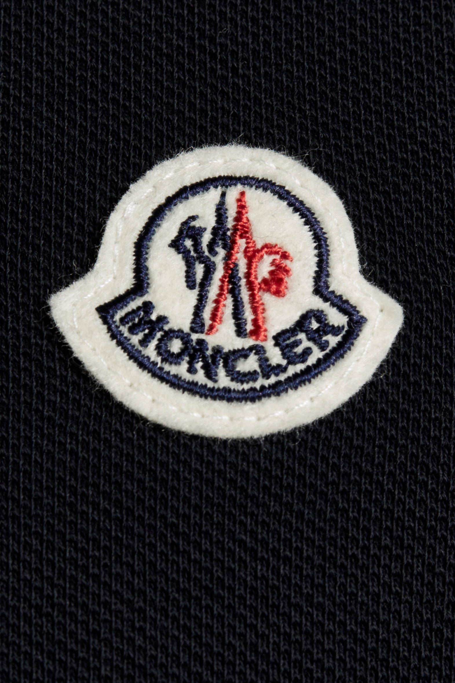 Black Logo Patch Polo Shirt - Polos & T-shirts for Men | Moncler HK