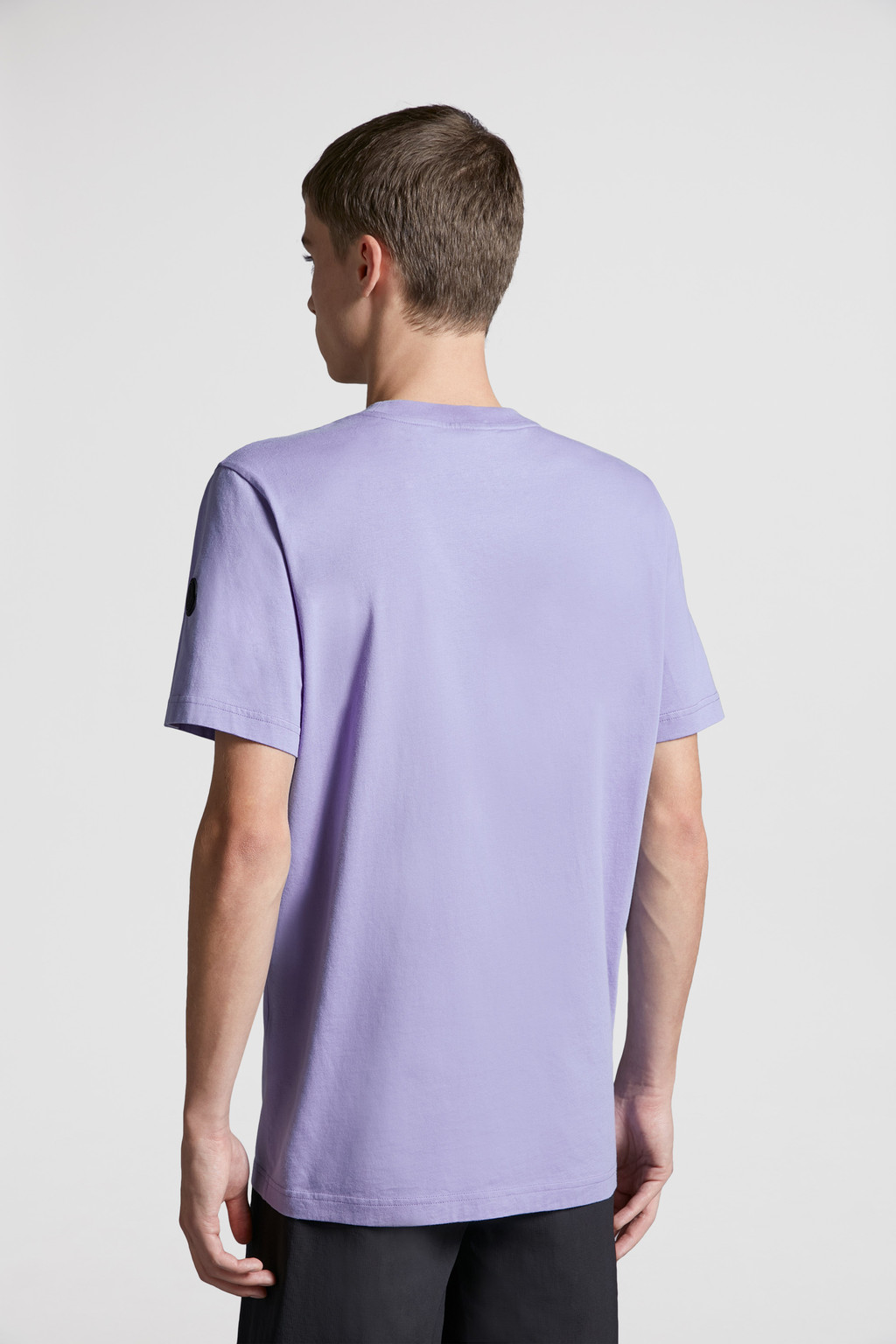Lilac Logo Motif T-Shirt - Polos & T-shirts for Men | Moncler PT