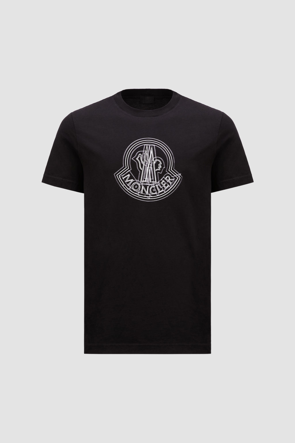 Black Logo Motif T-Shirt - Polos & T-shirts for Men | Moncler DE