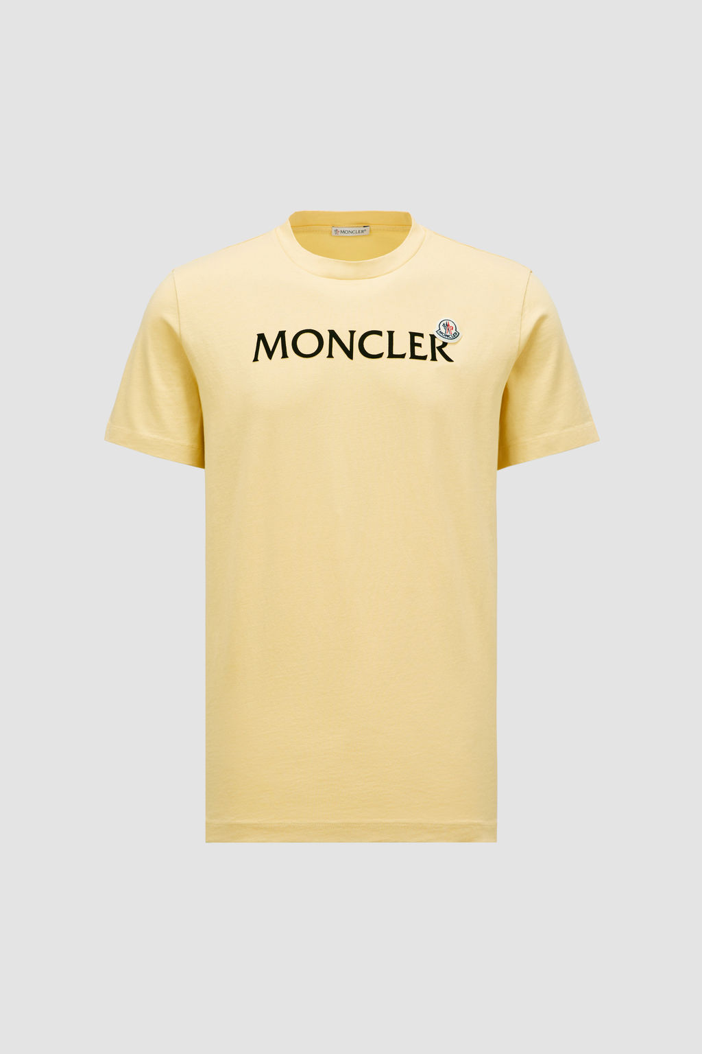 Light Yellow Logo T-Shirt - Polos & T-shirts for Men | Moncler HK