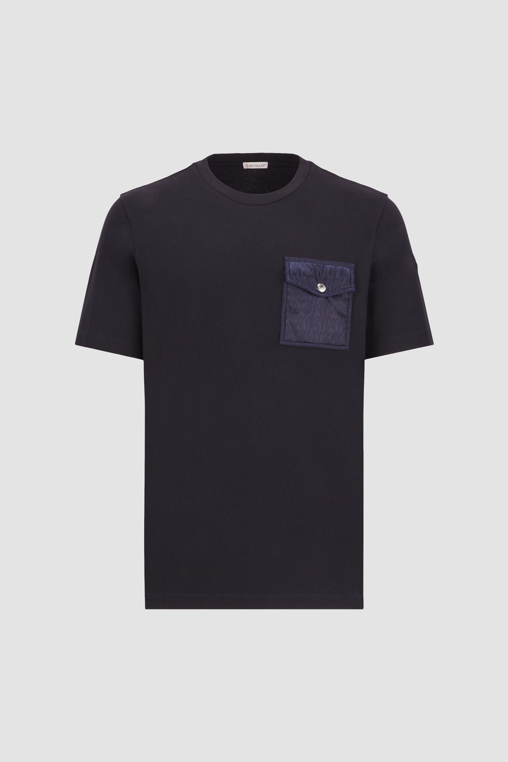 Night Blue T-Shirt with Pocket - Polos & T-shirts for Men | Moncler GB