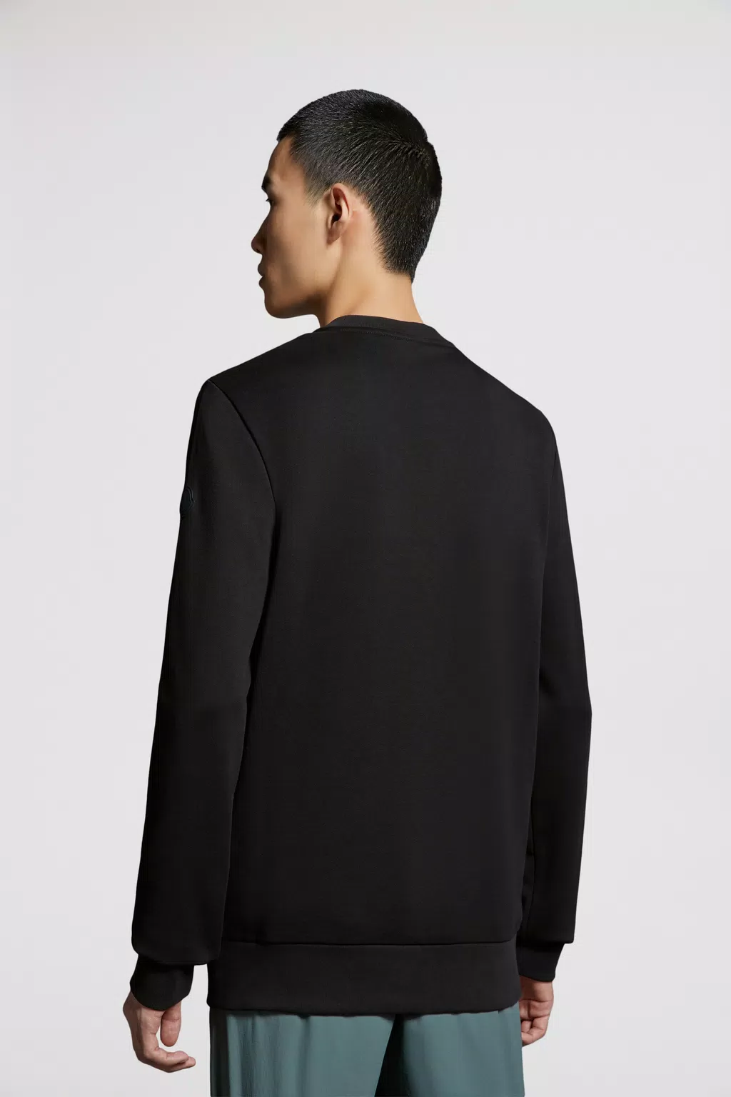 Sudadera Con Logotipo Negro Sudaderas De Hombre Moncler Us